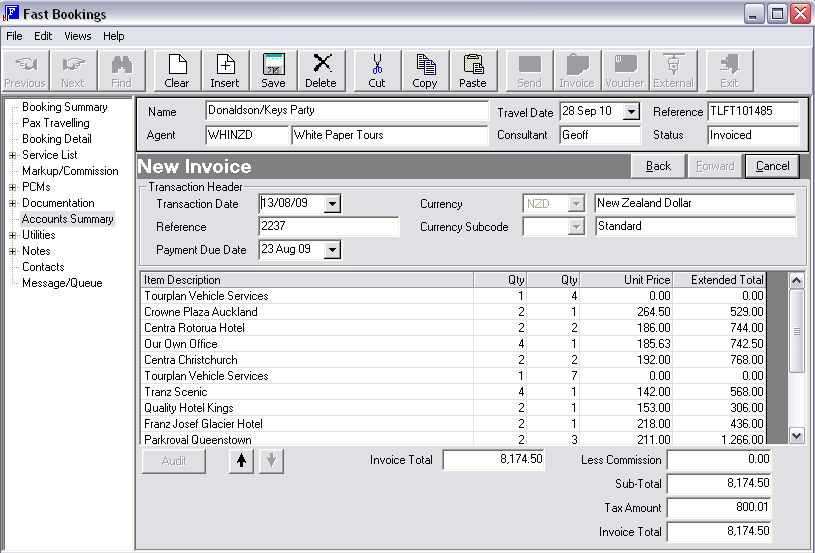 Automatic Receipting
