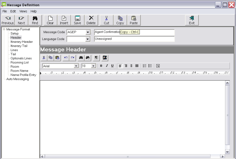 Editing Screen Basics
